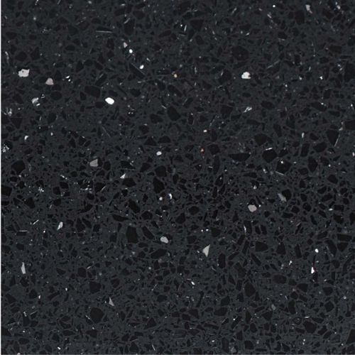 Quartz Stone Midnight Black Tile 300 x 600mm | Easy Bathrooms