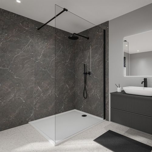 Vero Basalt Stone Wall Panel | Waterproof Shower & Wall Panels
