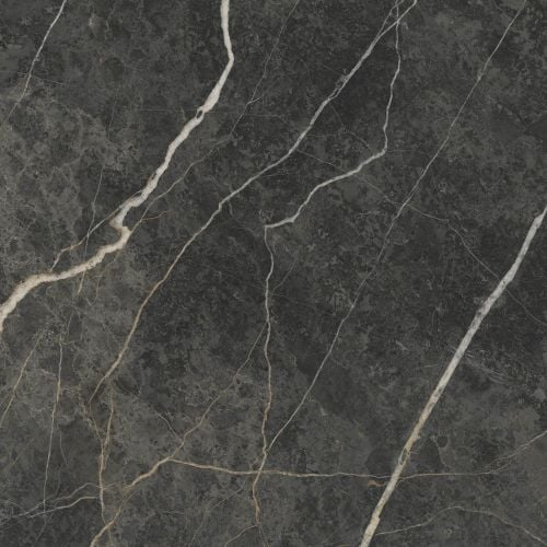 Lyons Black Marble Matt Porcelain Tile - 900x900 | Black Marble Tiles