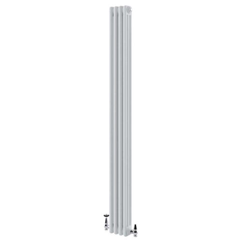 Upton 1800x200mm Triple Vertical Column Radiator – White | Easy Bathrooms