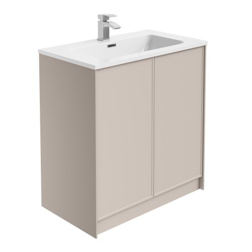 Kendal French Blush Floor Standing Vanity Unit 800mm | Modern Bathroom ...