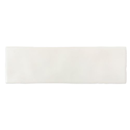 Borneo White Matt Brick Tile 65x200mm | White Wall Tile