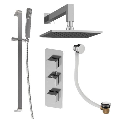 Liva Triple Outlet Shower Pack | Concealed Valve Shower Packs