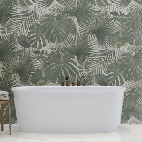 Bonito Jungle Matt Porcelain Tiles | Tropical Tiles | Easy Bathrooms