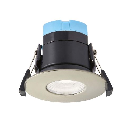 Houston 8w Fixed LED Colour Switch Downlight - Brushed Nickel |All in ...