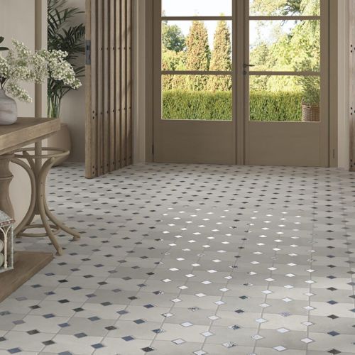 Richmond Grey Matt Porcelain Stone Tile | Stone Floor Tiles