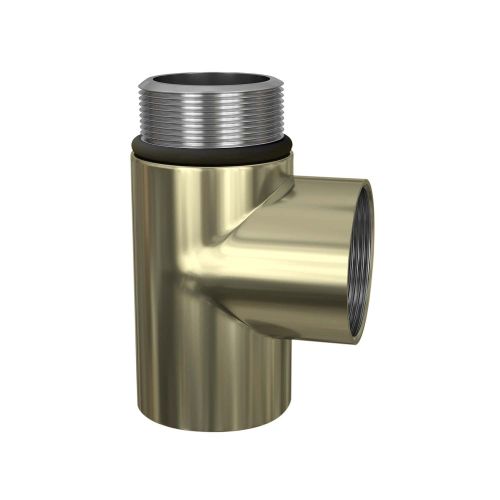 Radiator Elbow – Brushed Gold | Dual Fuel Radiators