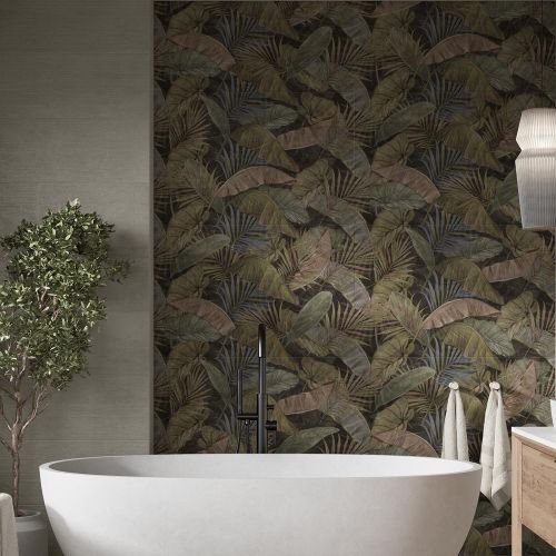 Marrakesh Palma Decor Matt Porcelain Tile | Jungle Tiles | Tropical Tiles