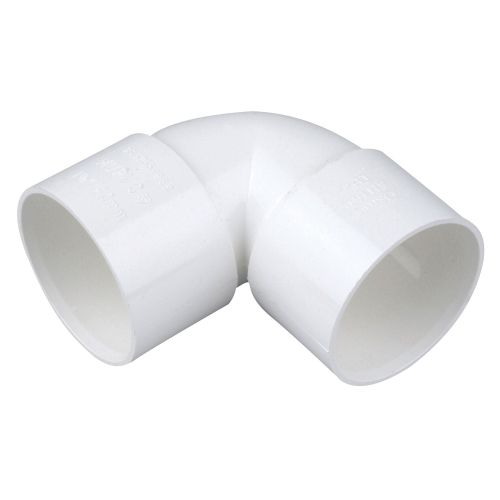 Wavin Osma Solvent Weld Knuckle Bend 90 Degree 40mm - 5z160w | Plumbing ...