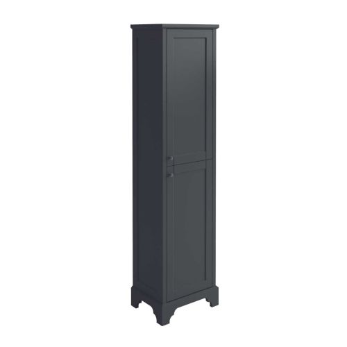 Arundel Traditional Midnight Grey Floorstanding Tall Storage Unit ...