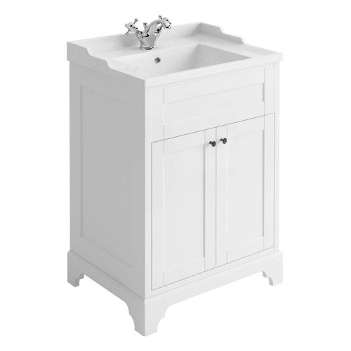 Arundel 600mm Floor standing Traditional White Vanity Unit ...