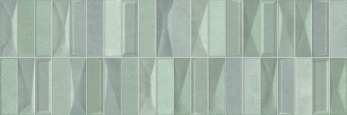 Passetto Green Decor Gloss Ceramic Tile | Textured Tiles