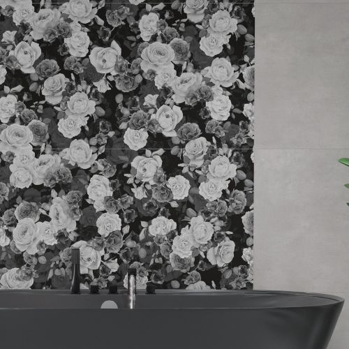 Bonito Romantic Matt Porcelain Tiles | Floral Tiles | Easy Bathrooms