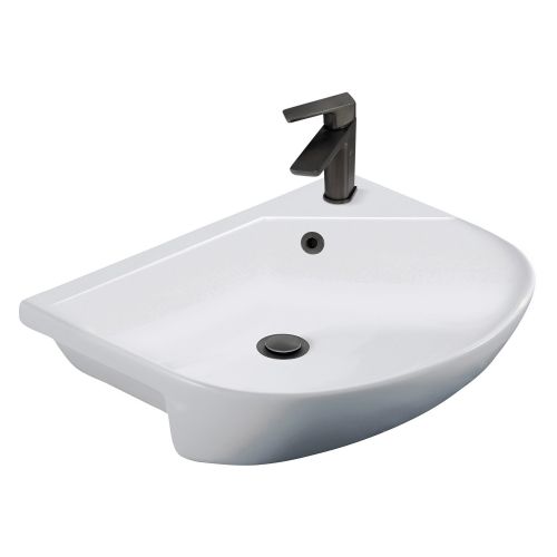 Esta Semi Recessed Short Projection Basin | Compact Semi Recessed Sink