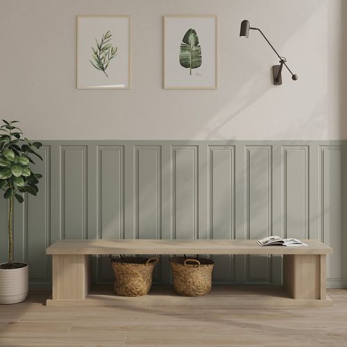 Braxton Tomillo Wood Panel Matt Porcelain Tile | Bathroom Wall Wood ...